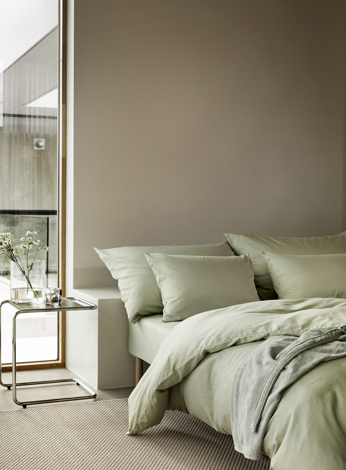 Harmoni påslakanset ljus grön