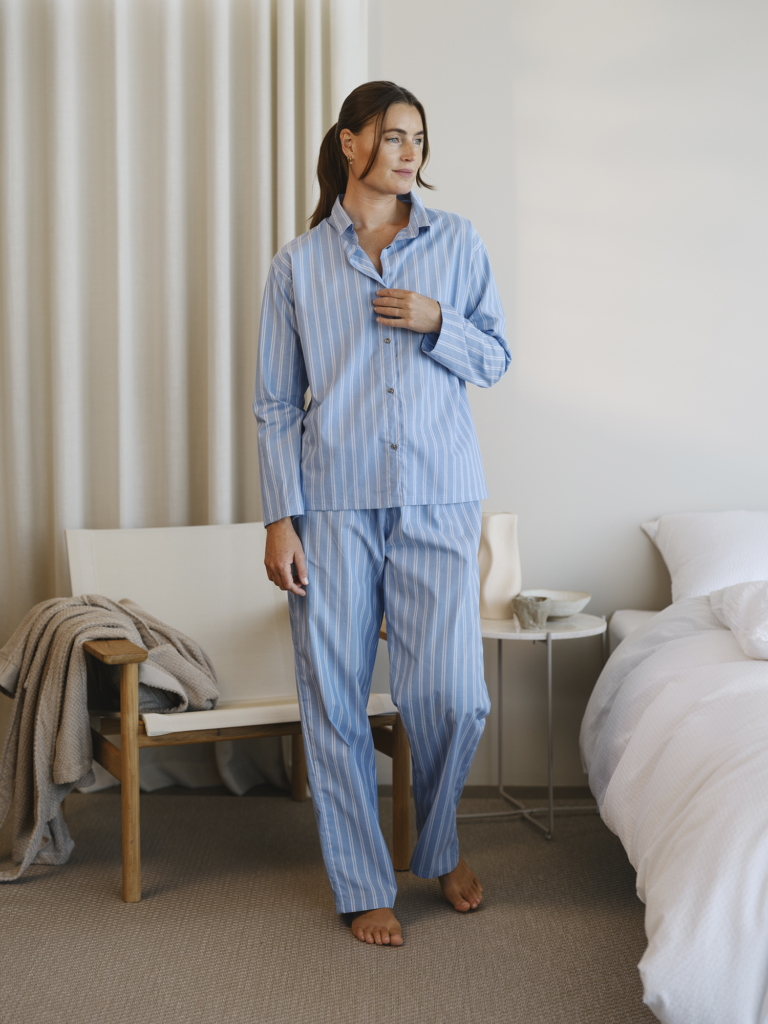 Sana pyjamas blå dame